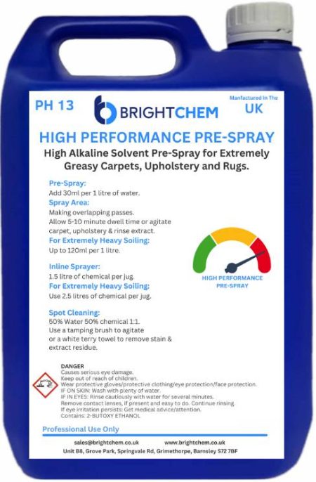 BrightChem High Performance Pre-Spray - Now in stock!
